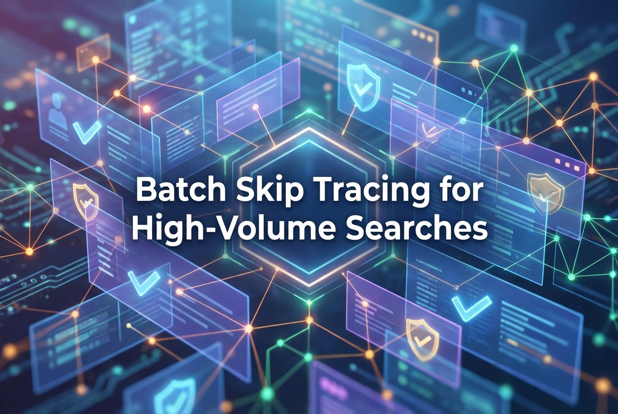 Batch Skip Tracing for High-Volume Searches